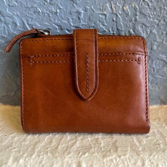 Bags | Adorable Compact Genuine Leather Trifold Vachetta Cognac Wallet ...